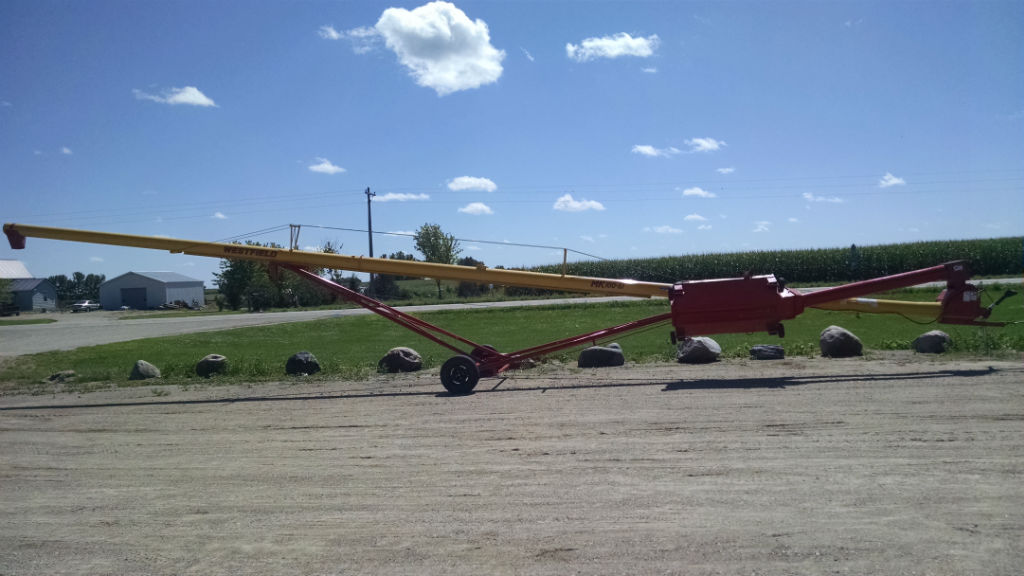 westfield swing hopper portable auger - Whitcomb Brothers Grain Systems